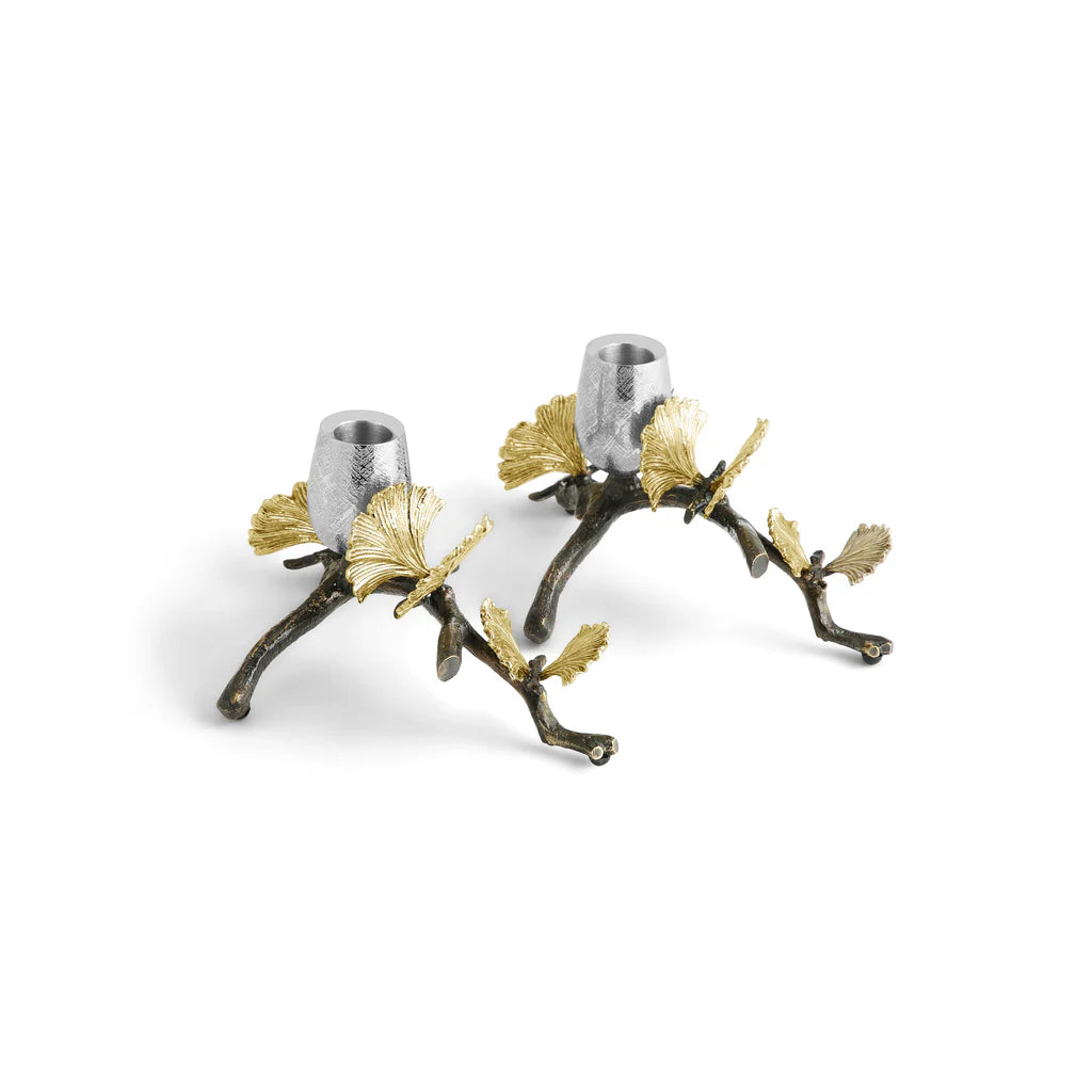 Michael Aram Butterfly Gingko Candlesticks – Heirloom Home Fine Linens